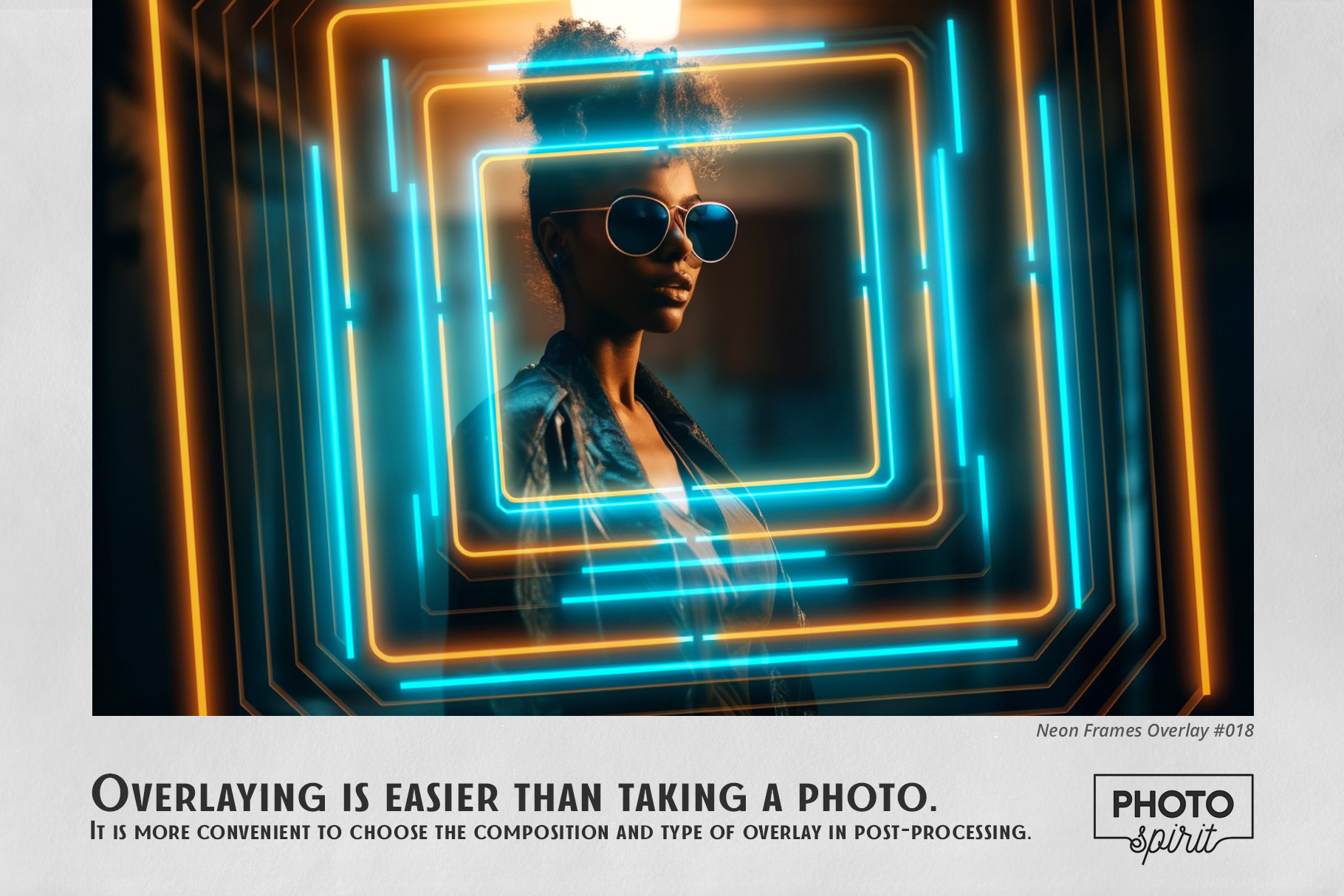 Neon Frames Effect Overlays, Add-ons | GraphicRiver